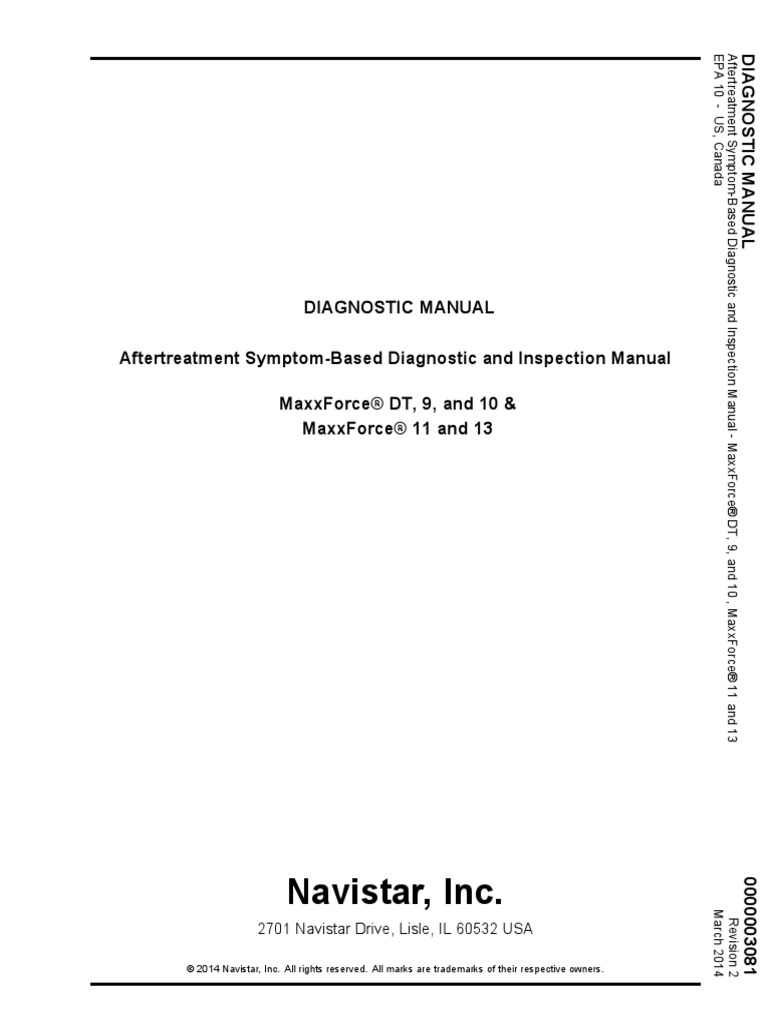 MaxxForce Diagnostic Manual | PDF | Machines | Vehicle Parts