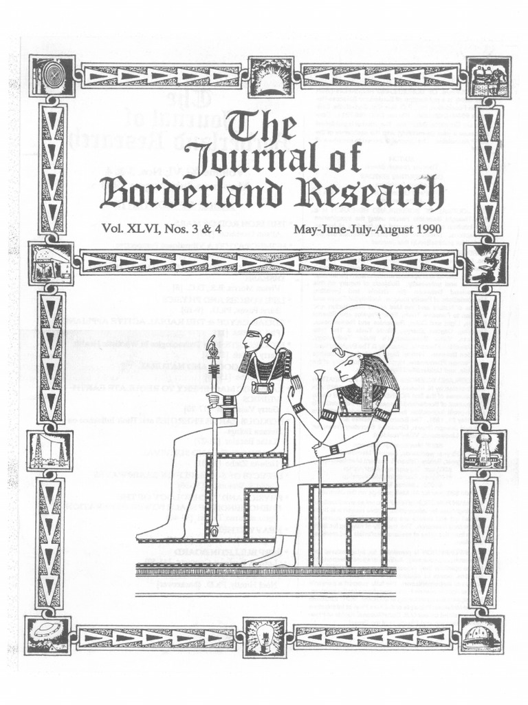 Journal of Borderland Research Vol XLVI Nos 3 4 May June July August ...