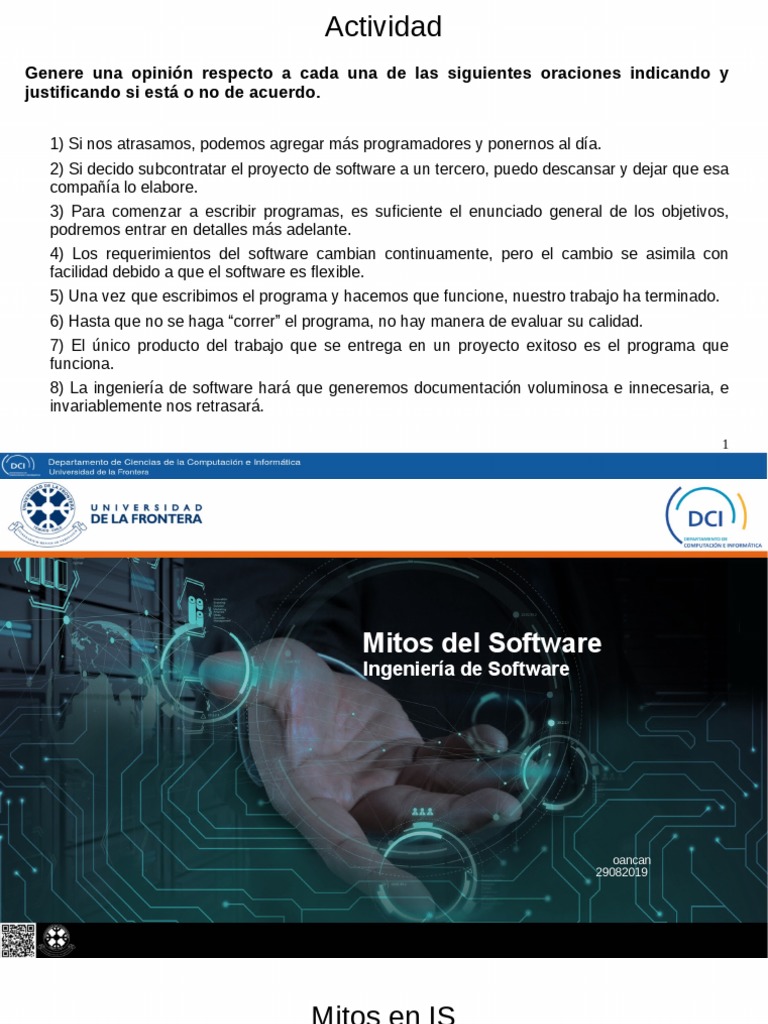 Mitos Del Software - 0.0.3 | PDF | Ingeniería de software | Software