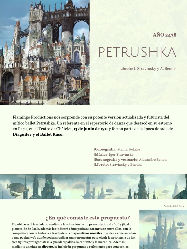 Petrushka 2438: Ballet Futurista Interactivo | PDF | Las artes ...