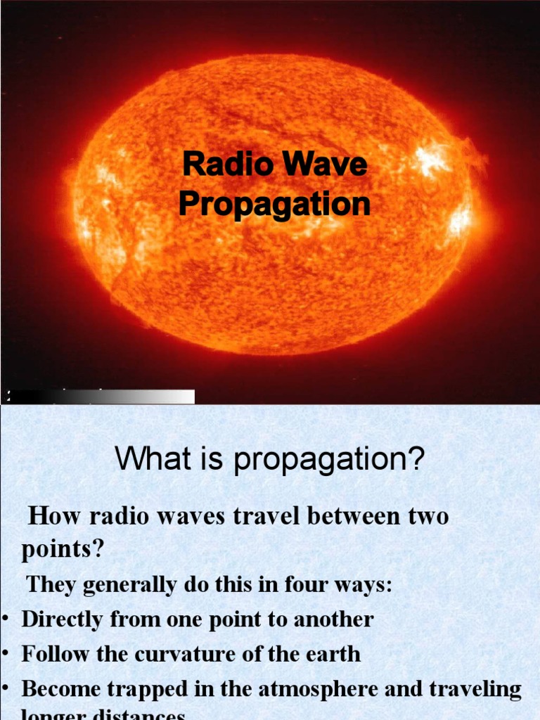 Radio Wave Propagation Basics | PDF | Nature | Radio Propagation