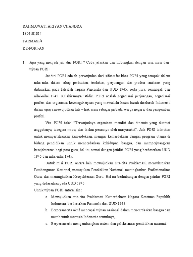 Tugas Pgri | PDF