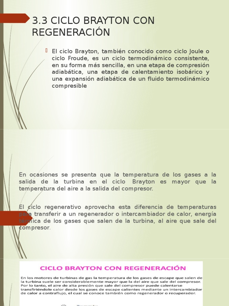 Ciclo Regenerativo | PDF | Tecnología