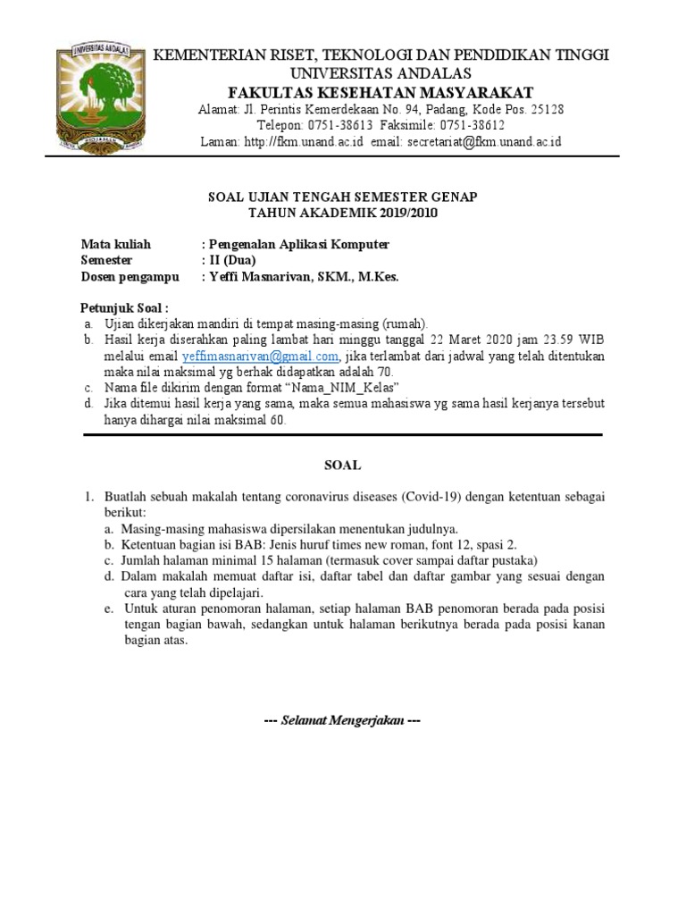 Contoh Soal Pak | PDF