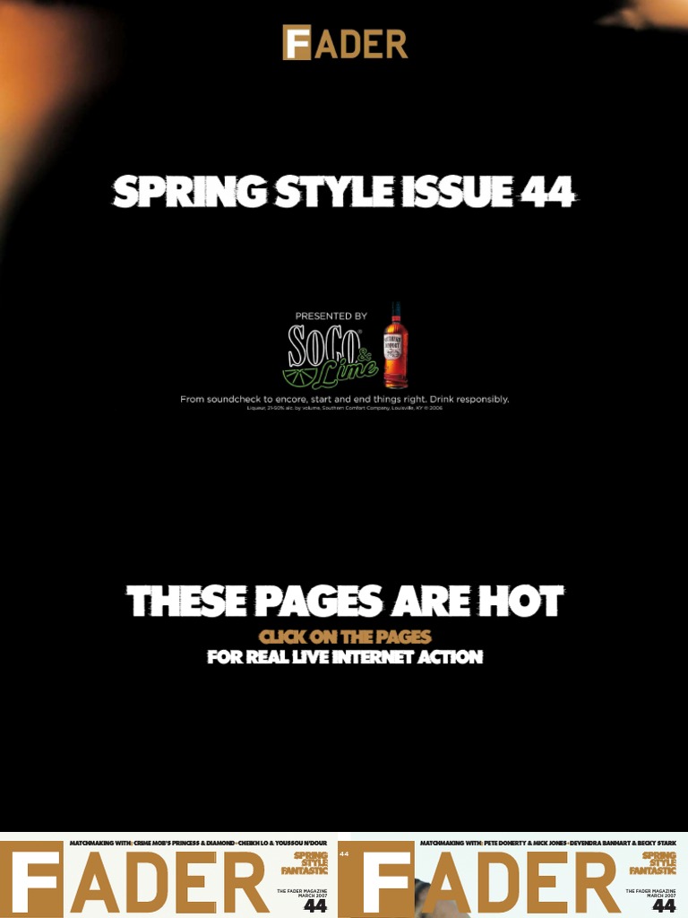 The FADER Magazine Issue 44 | PDF | Leisure