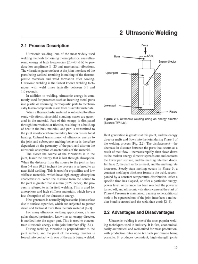 Ultrasonic Welding 2009 | PDF | Welding | Construction
