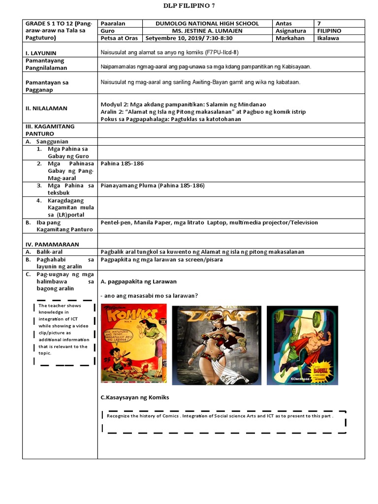 Fil DLP Komiks | PDF