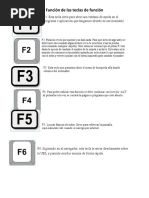 Para Qué Sirven Las Teclas de Funciones (F1 F2 F3 F4 F5 F6 F7 F8 F9 F10 ...