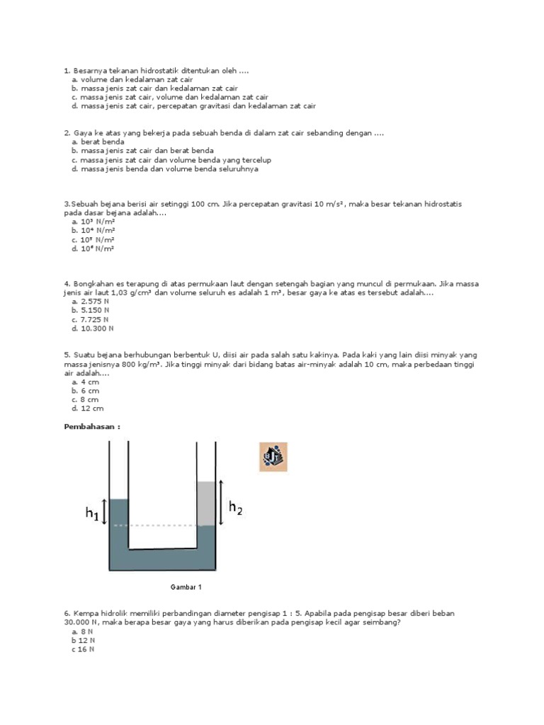 Tekanan 1 | PDF | Griya & Taman | Sains & Matematika