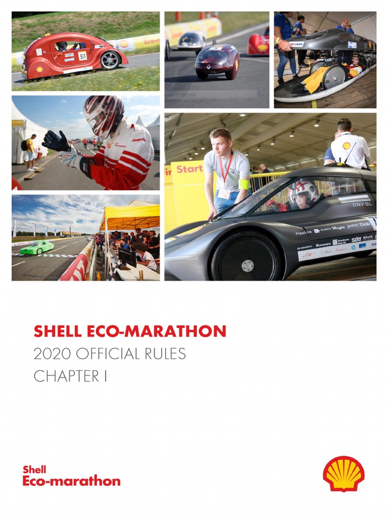 Shell Eco Marathon 2020 Official Rules Chapter One PDF | PDF ...