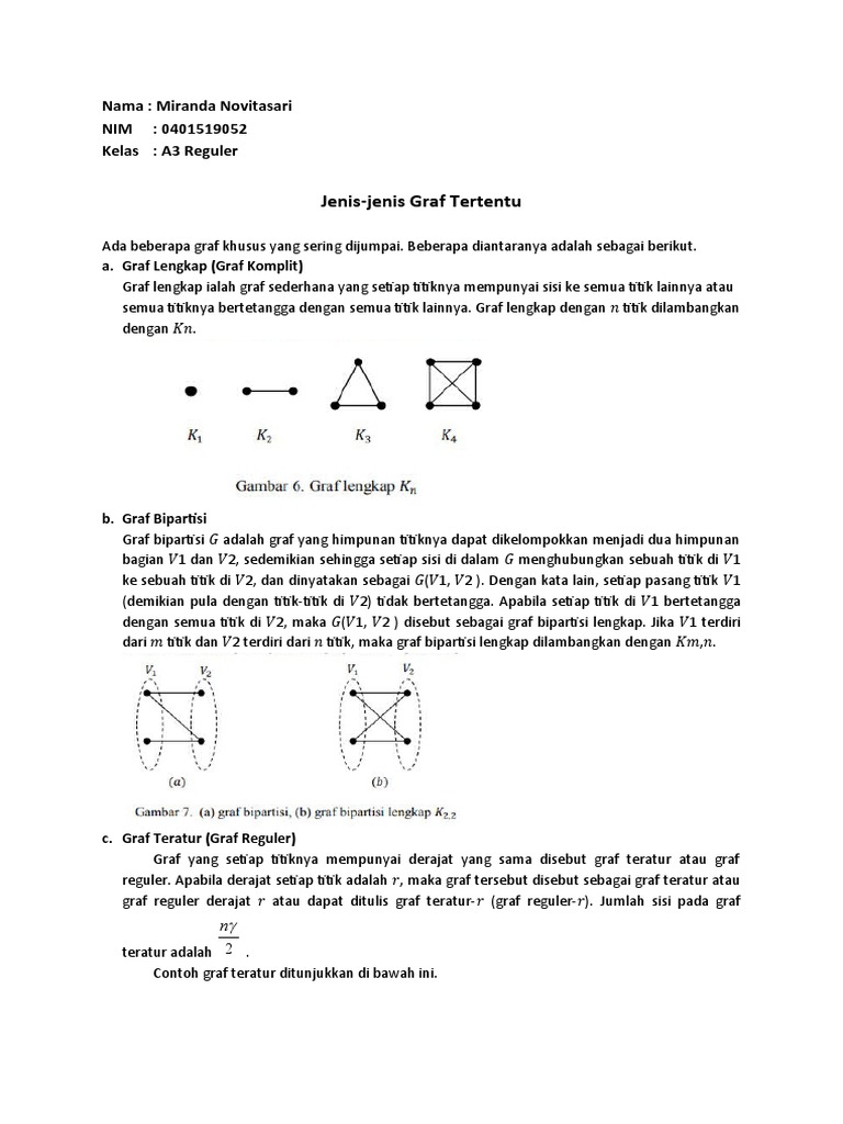 Jenis-Jenis Graf dan Contohnya | PDF
