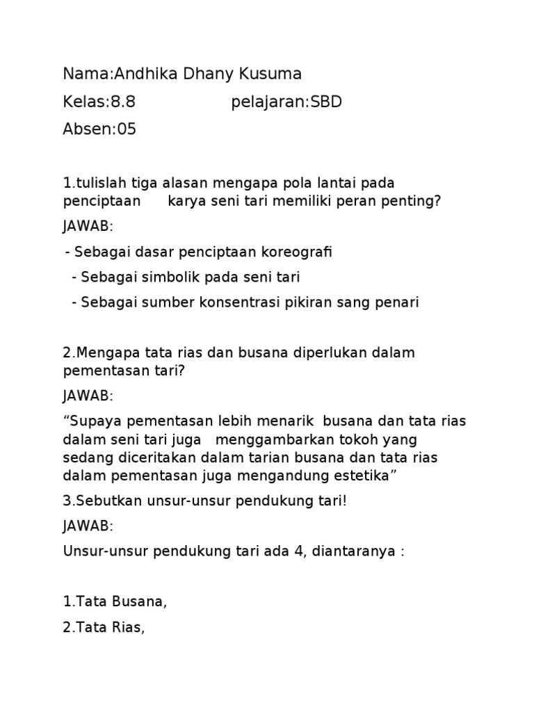 SBD | PDF | Perjalanan | Kajian Bahasa Asing