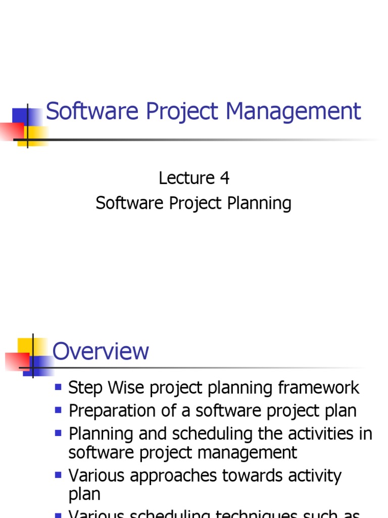 Software Project Planning Guide | PDF | Project Management | Computing