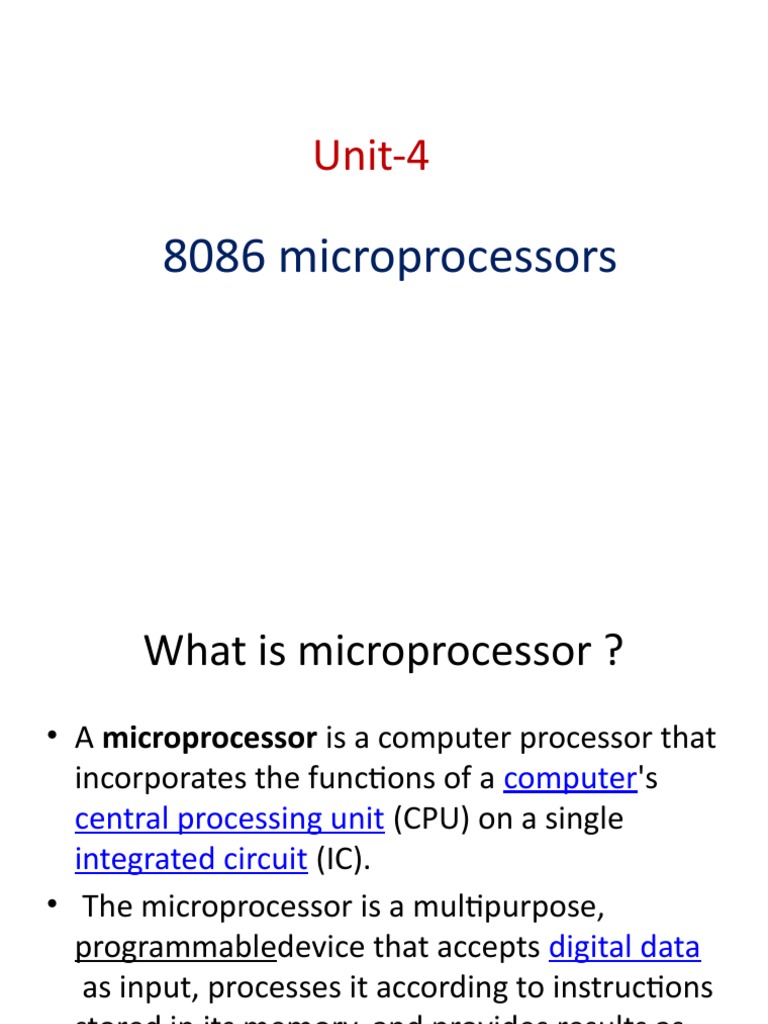 The 8086 Essentials | PDF | Central Processing Unit | Binary Coded Decimal