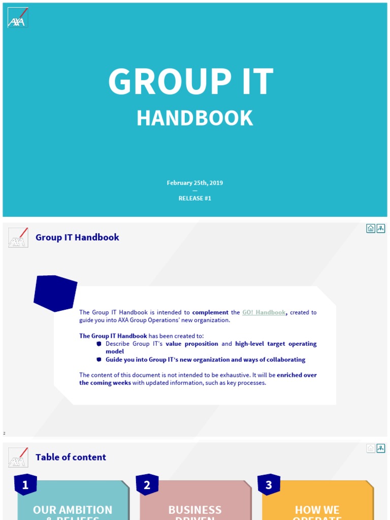 Group IT Handbook Overview | PDF | Cloud Computing | Computer Security