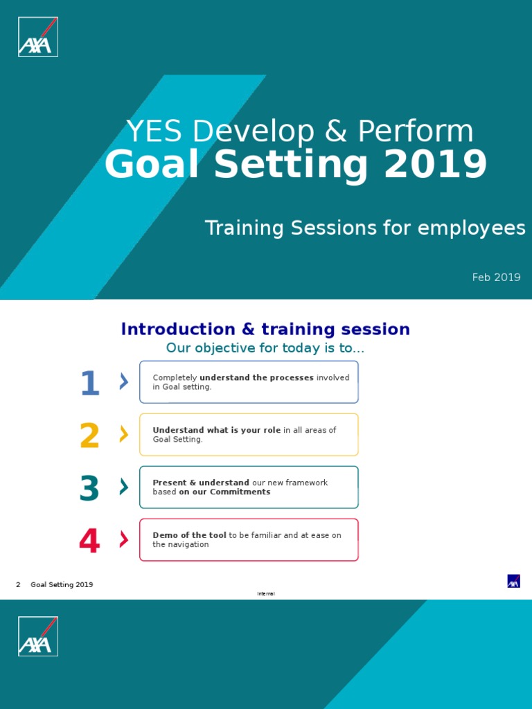 Goal Setting 2019 - Employees | PDF | Goal Setting | Goal