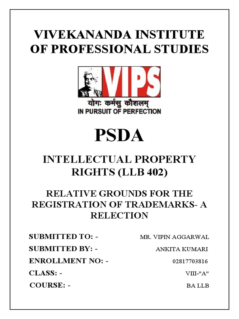 Ipr Psda | PDF | Logos | Trademark