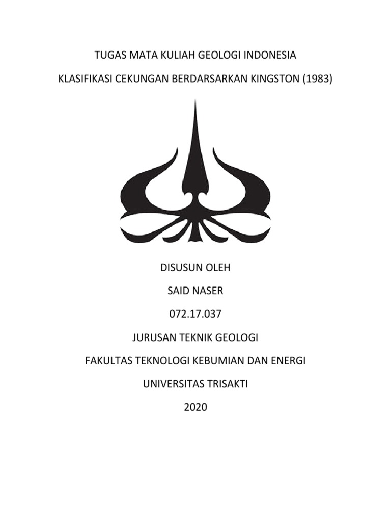 Ada Banyak Klasifikasi Jenis Cekungan Sedimen | PDF