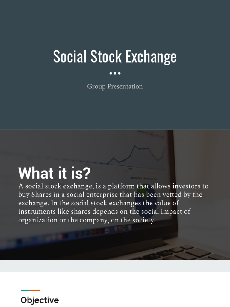 Social Stock Exchange Presentation | Download Free PDF | Social ...