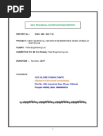 Soil Investigation Report (Sample) | PDF