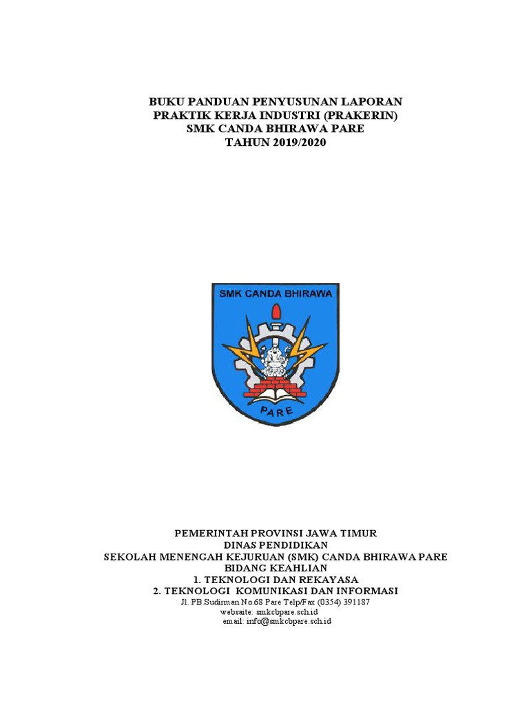 Format - Laporan - PKL - 2019-2020 SMK CB PARE | PDF