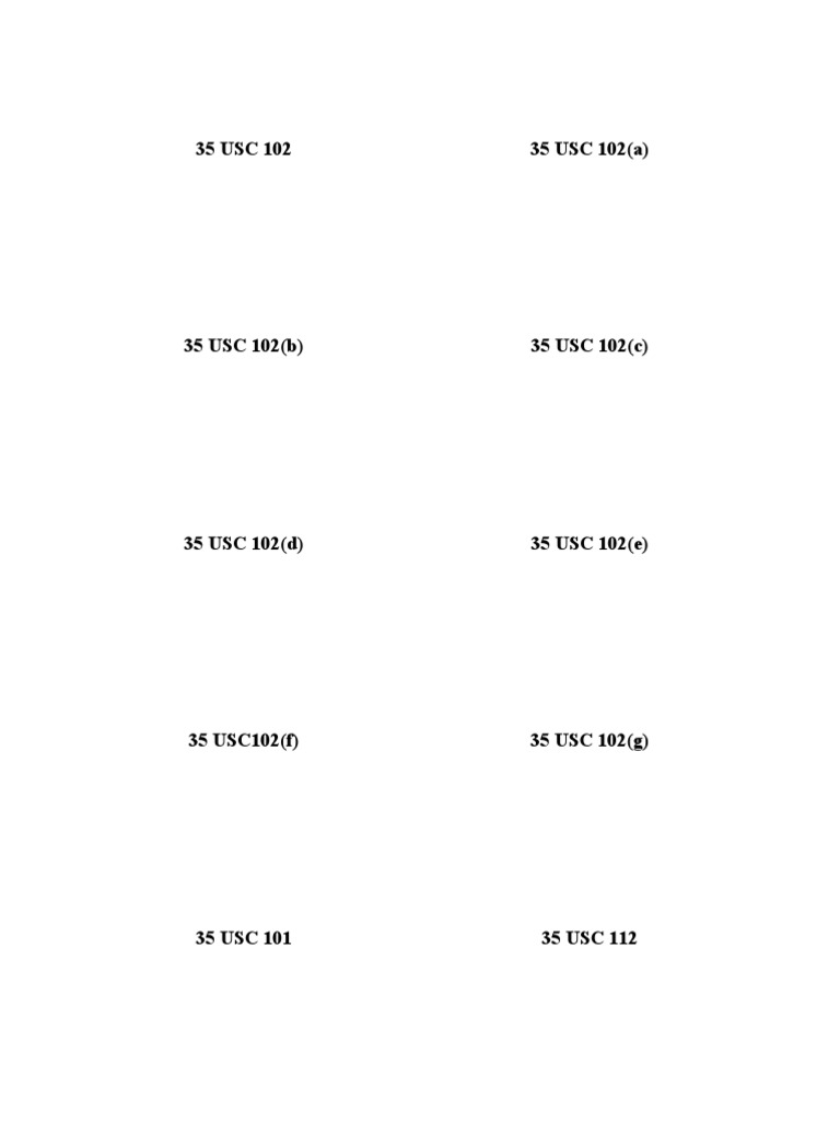 35 USC 102 35 USC 102 (A) | PDF | Patent Application | Glossary Of ...