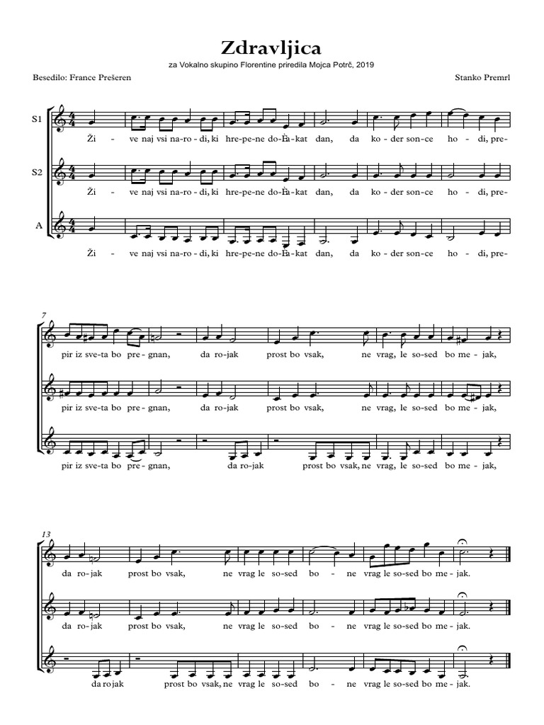 Zdravljica | PDF