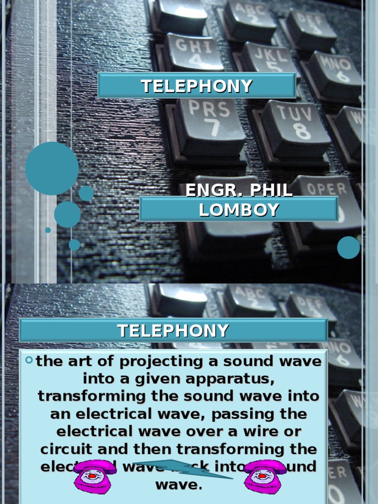 Telephony Part 1 Rev | PDF | Telephone Exchange | Telephone