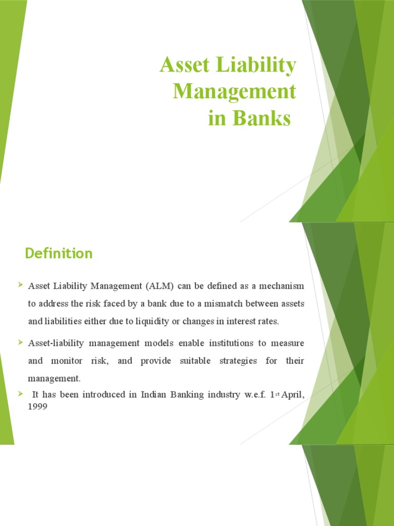 Bank Asset Liability Management Guide | PDF | Market Liquidity ...