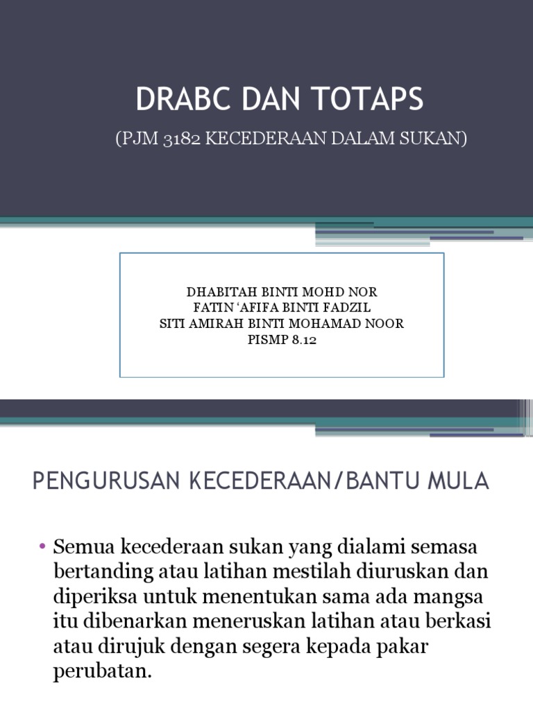 Drabc Dan Totaps New | PDF