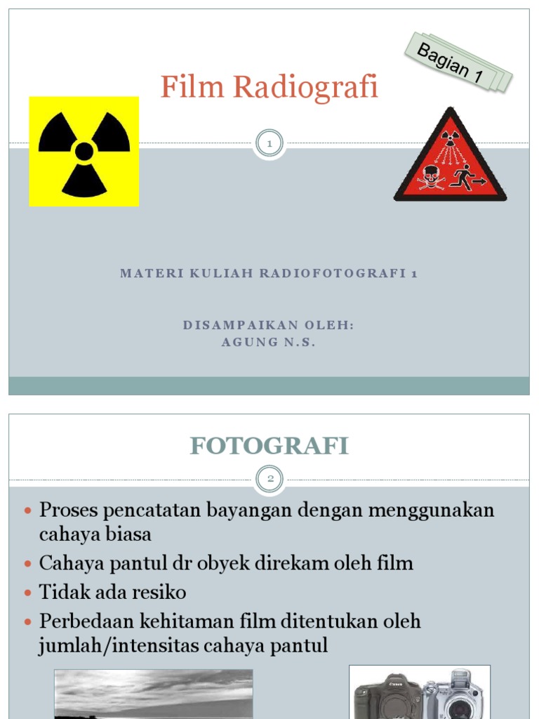 RADIOGRAPHY FILM TYPES | PDF