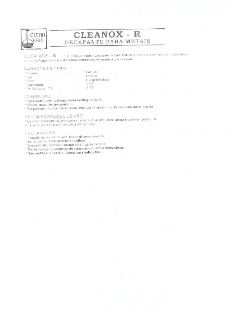 Fispq Cleanox R | PDF