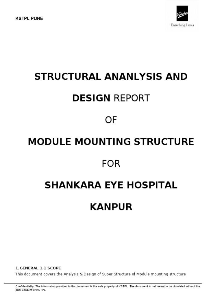 Staad Report Final | PDF | Bending | Building Engineering