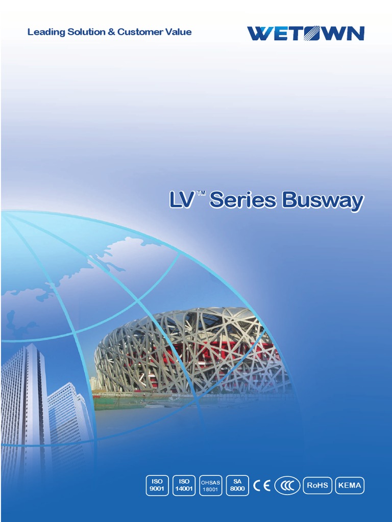 Wetwon LV Series Busway CATALOG (For Materials) | PDF | Insulator ...