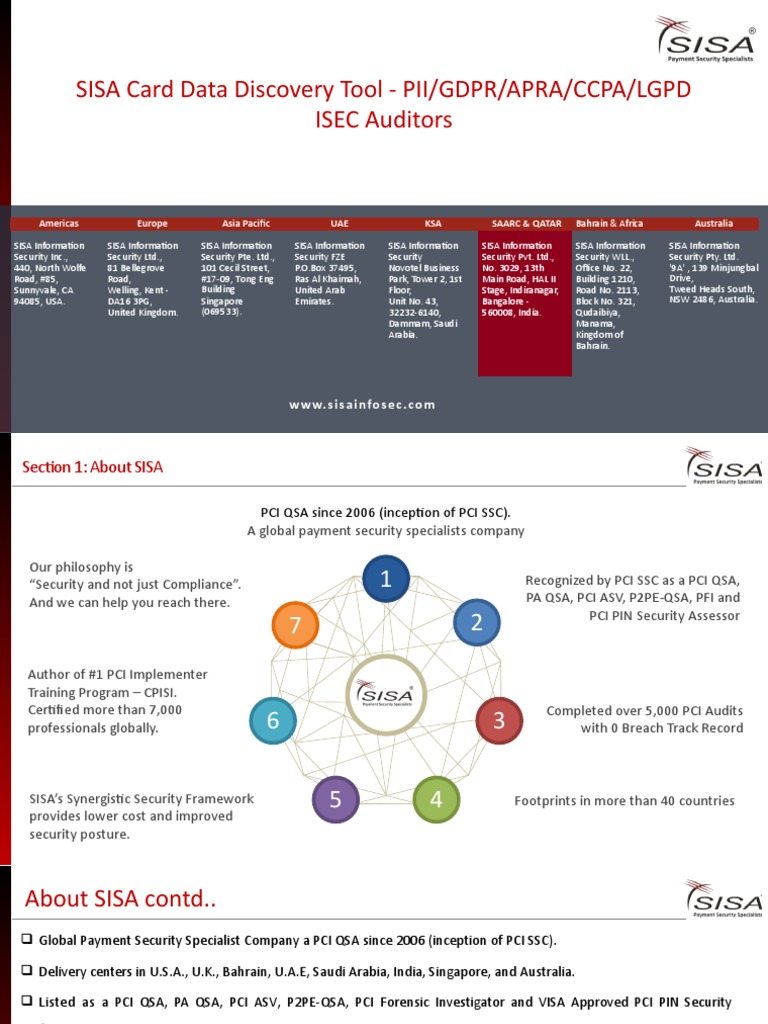 E - SISA TipperTool - Introduction - ISEC Auditors | Download Free PDF | Payment Card Industry ...