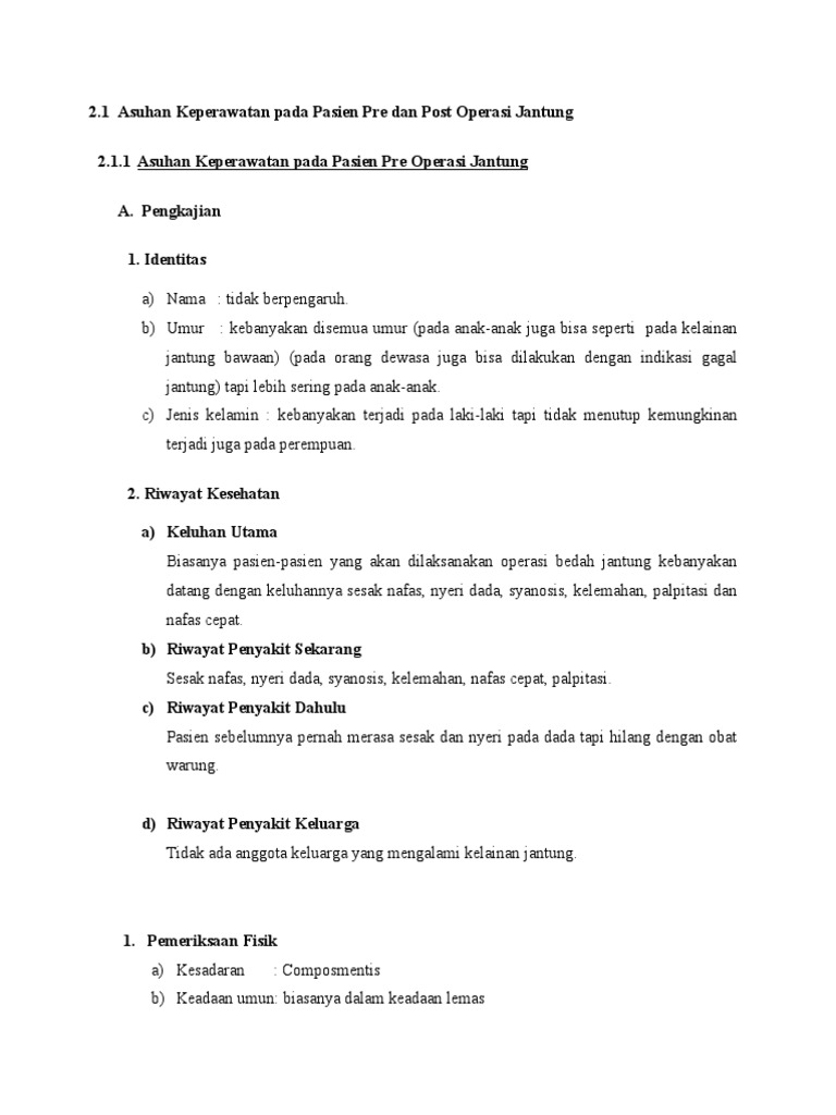 Askep Pre Dan Post Op JTG | PDF | Kesehatan Holistik | Sains & Matematika