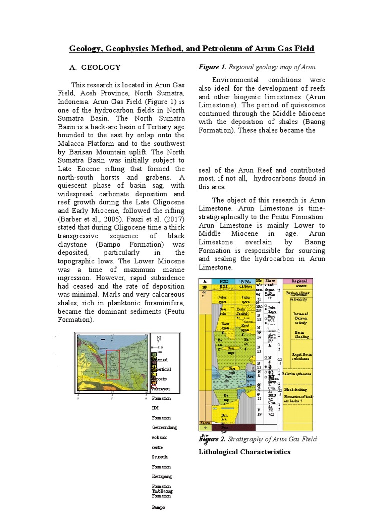 Lapangan Gas Arun | PDF | Reflection Seismology | Petroleum Reservoir