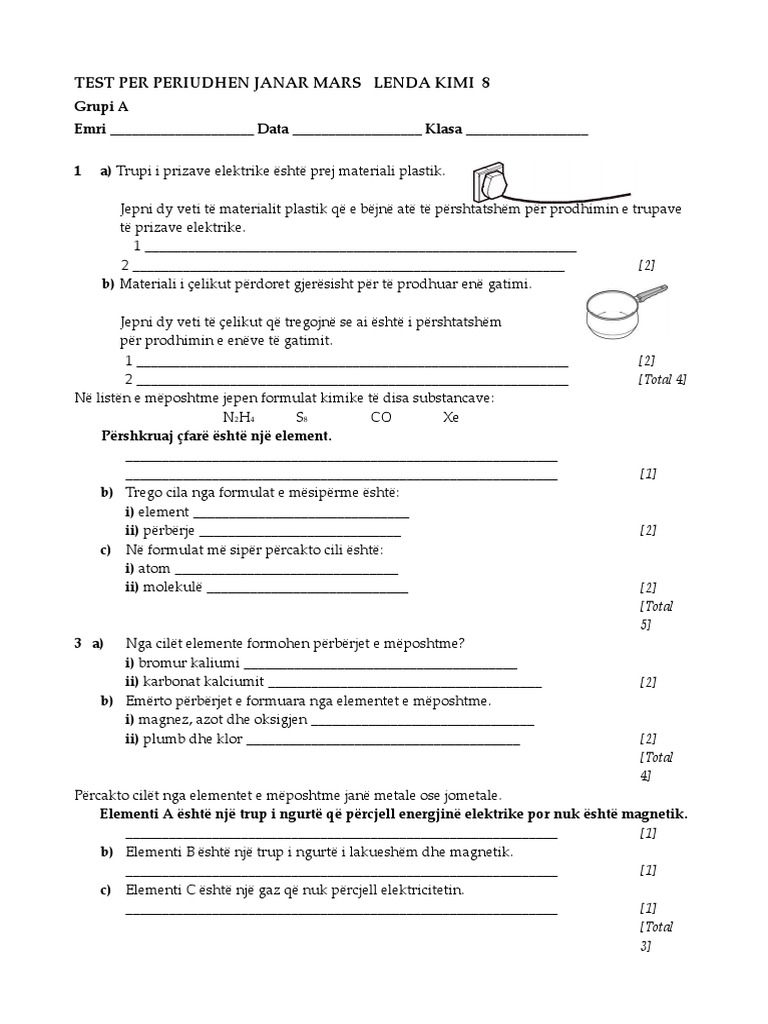 Tetst Kimi 8 Mediaprint Periudha J M | PDF