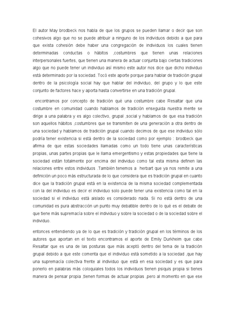 El Autor May Brodbeck | PDF | Emile Durkheim | Sociedad