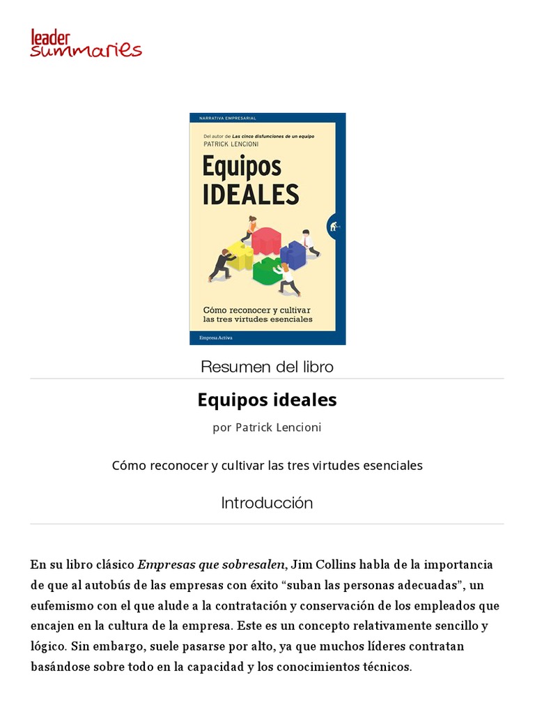 Virtudes Clave para Equipos Exitosos | PDF | Empatía | Motivación