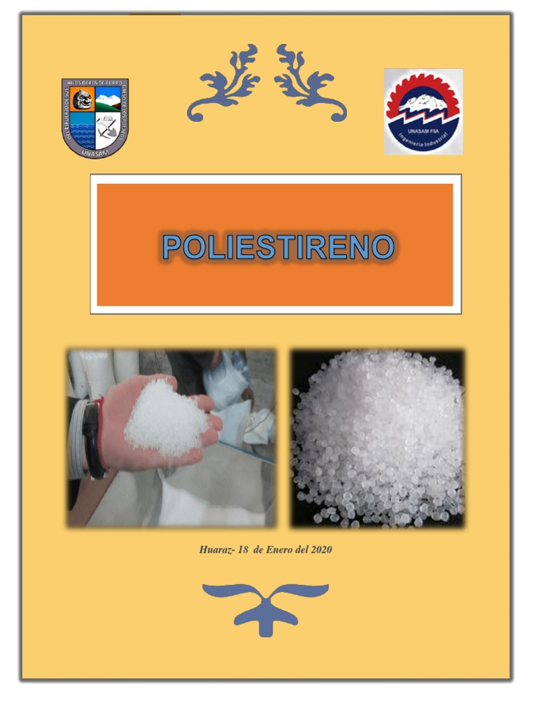 1er Trabajo Poliestireno | PDF | Poliestireno | Polímeros