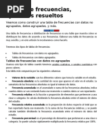 Representacion Tabular y Grafica de Datos v1 | PDF | Media | Estadísticas