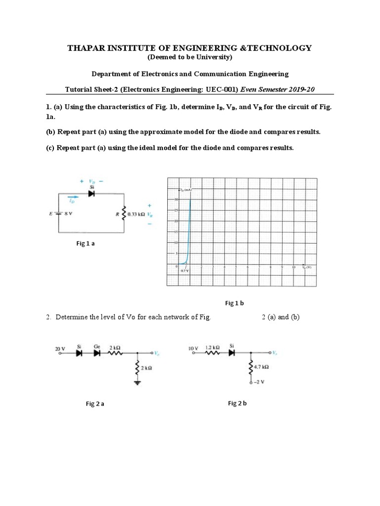 UEC001-Tut Sheet #2 | PDF