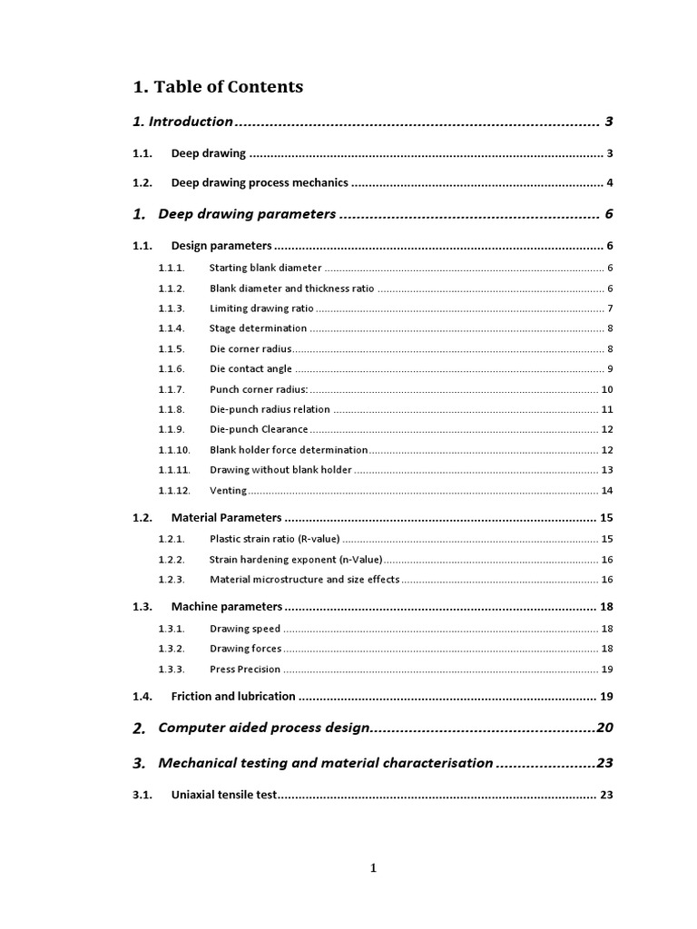 Deep Drawing Process and Defects | PDF | Deformation (Engineering ...