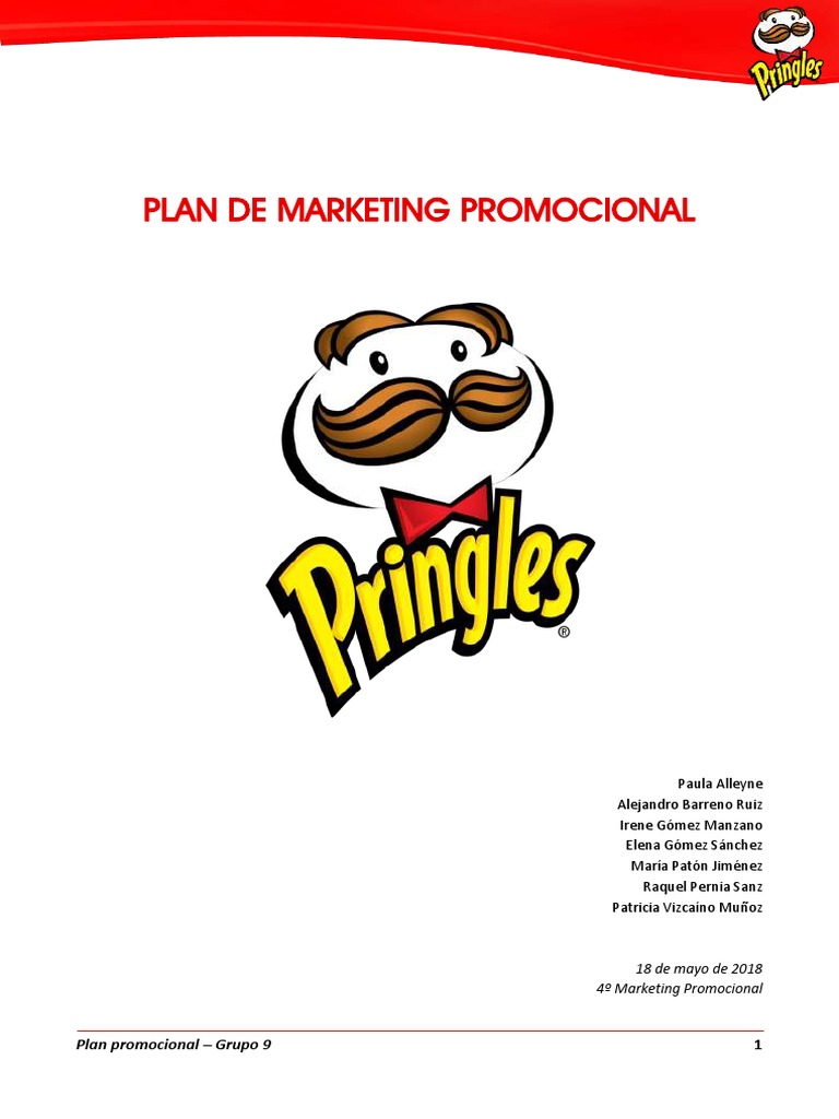Plan de Marketing Promocional para Pringles | PDF | Alimentos | Business