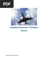 Amadeus Commands Cheat Sheet | PDF