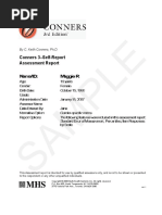 Conners Rating Scale For Parents Revised L | PDF