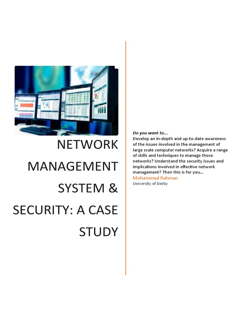 Network Management & Security Case Study | PDF | Backup | Denial Of ...