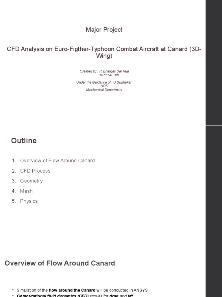 CFD Analysis On Canard | PDF