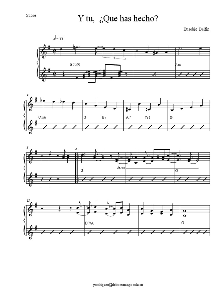 Y Tu Que Has Hecho.. | PDF